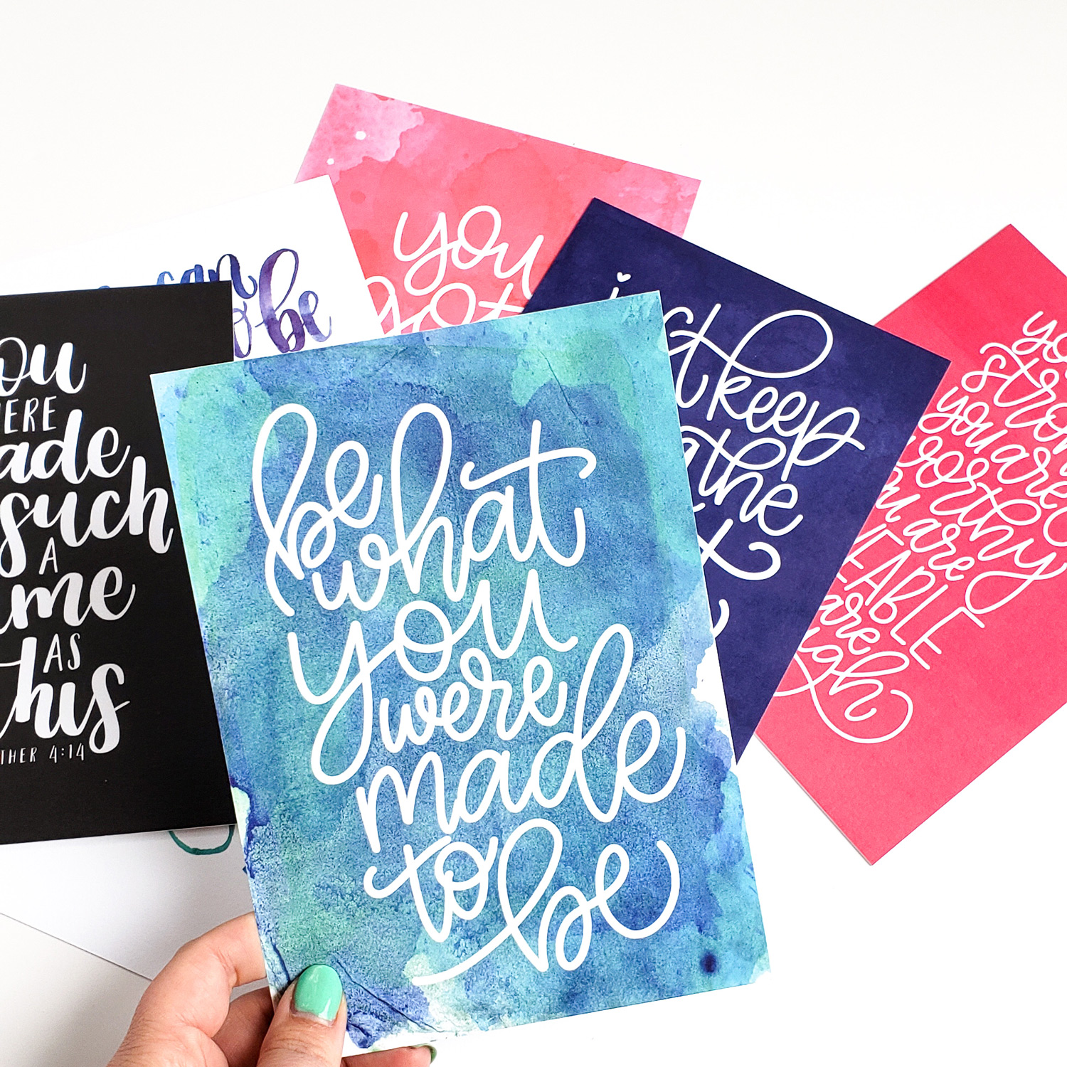 NEW in my Etsy Shop: Heart Print 7 Pack • Shawna Clingerman