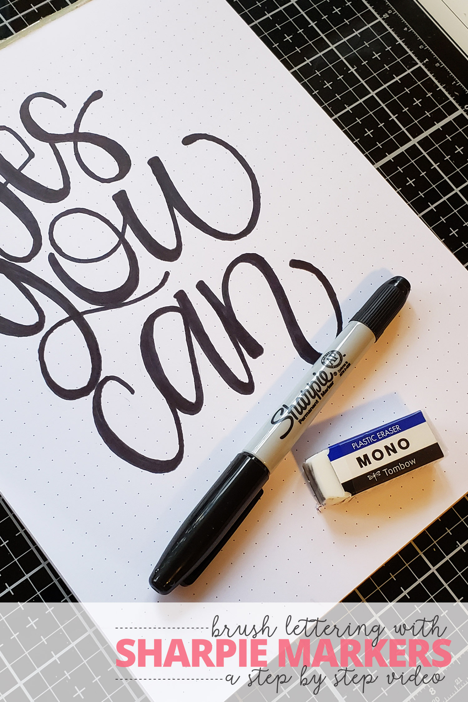 Learn to Create"Brush Lettering" with a Simple Sharpie Marker! • Shawna ...